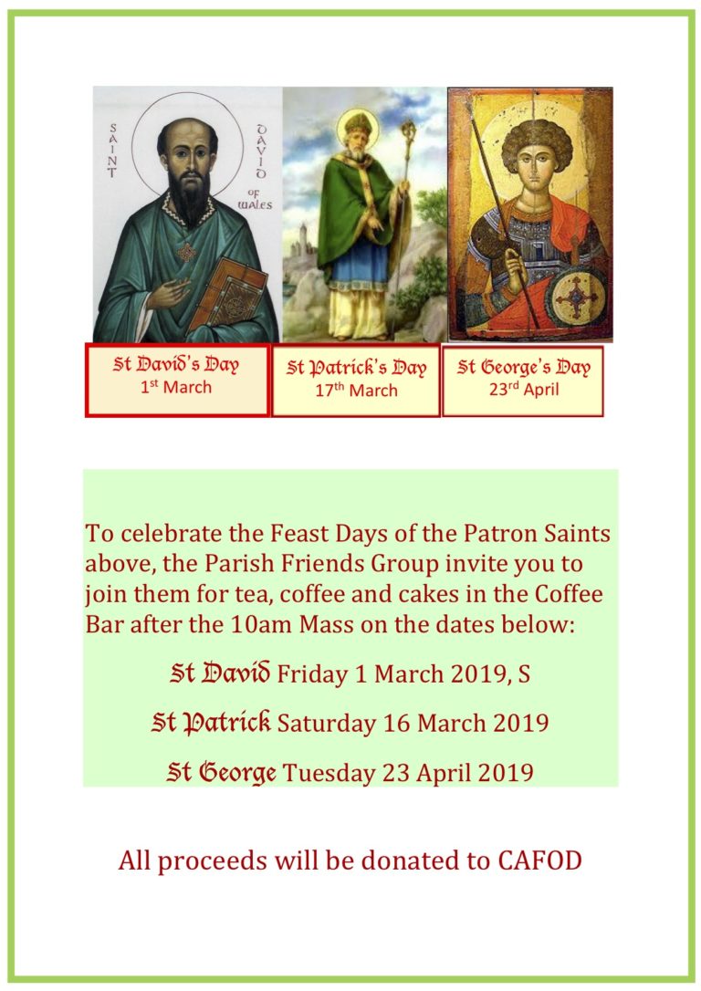 Celebrating the Feast Days of our Patron Saints - 23rd April 2019 - St ...