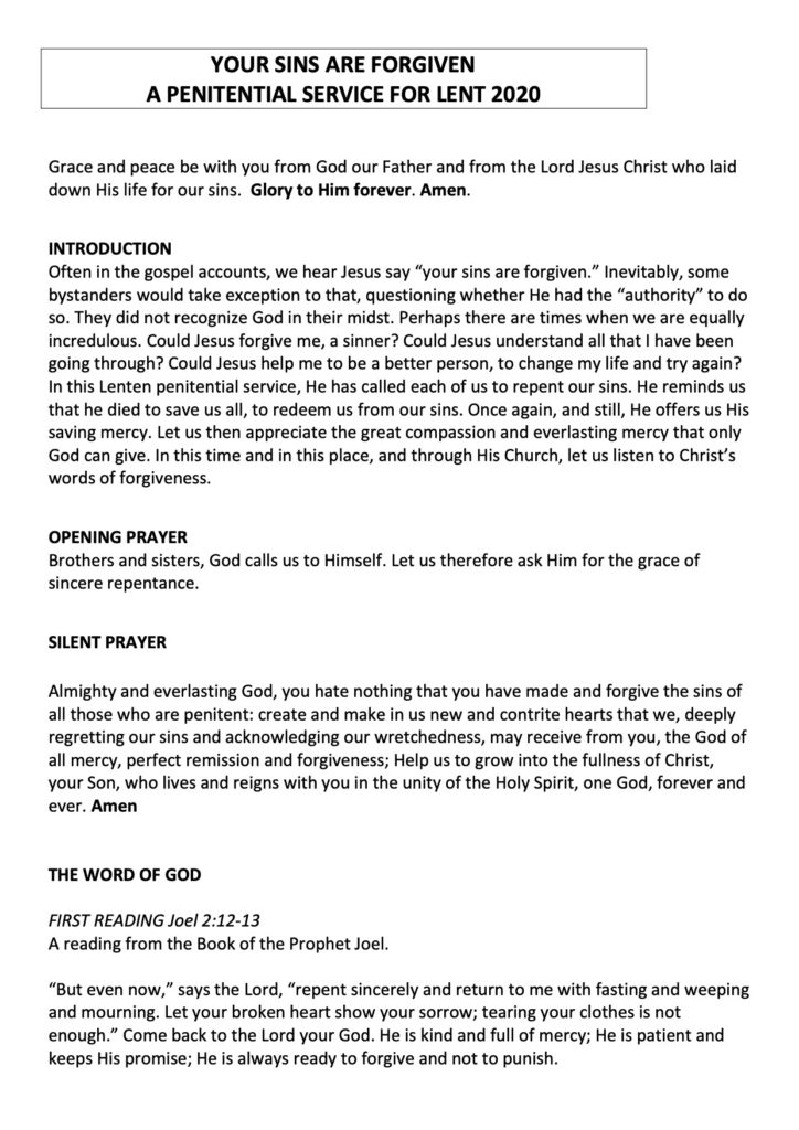 Easter Services - St Alban & St Stephen Catholic Church